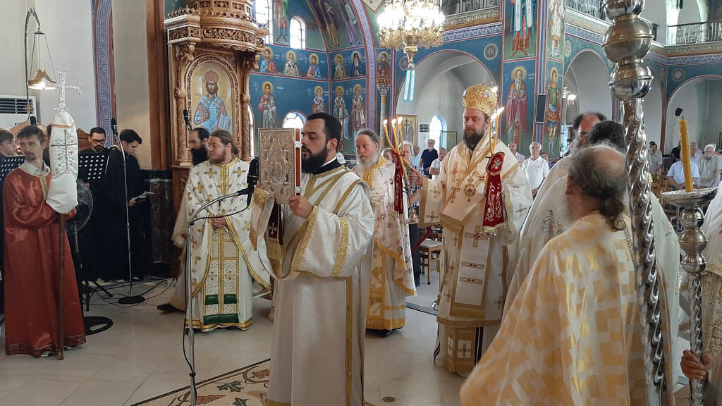 Ηλιούπολη: Ο Επίσκοπος Ωρεών Φιλόθεος στην πανήγυρη των Αγίων Αναργύρων ...