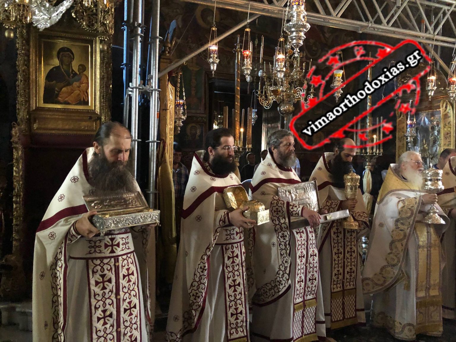 Λαμπρός εορτασμός των Πρωτοκορυφαίων Πέτρου και Παύλου στο Βατοπαίδι ...