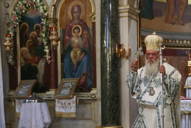 Ο Αρχιεπίσκοπος Ιερώνυμος στην Χρυσοσπηλιώτισσα - Βήμα Ορθοδοξίας
