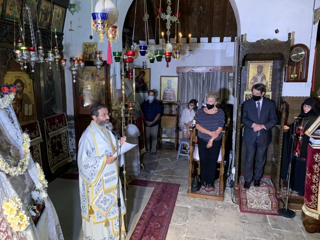 Κύπρος: Ο Νίκος Αναστασιάδης στην πανήγυρη της Παναγίας ...