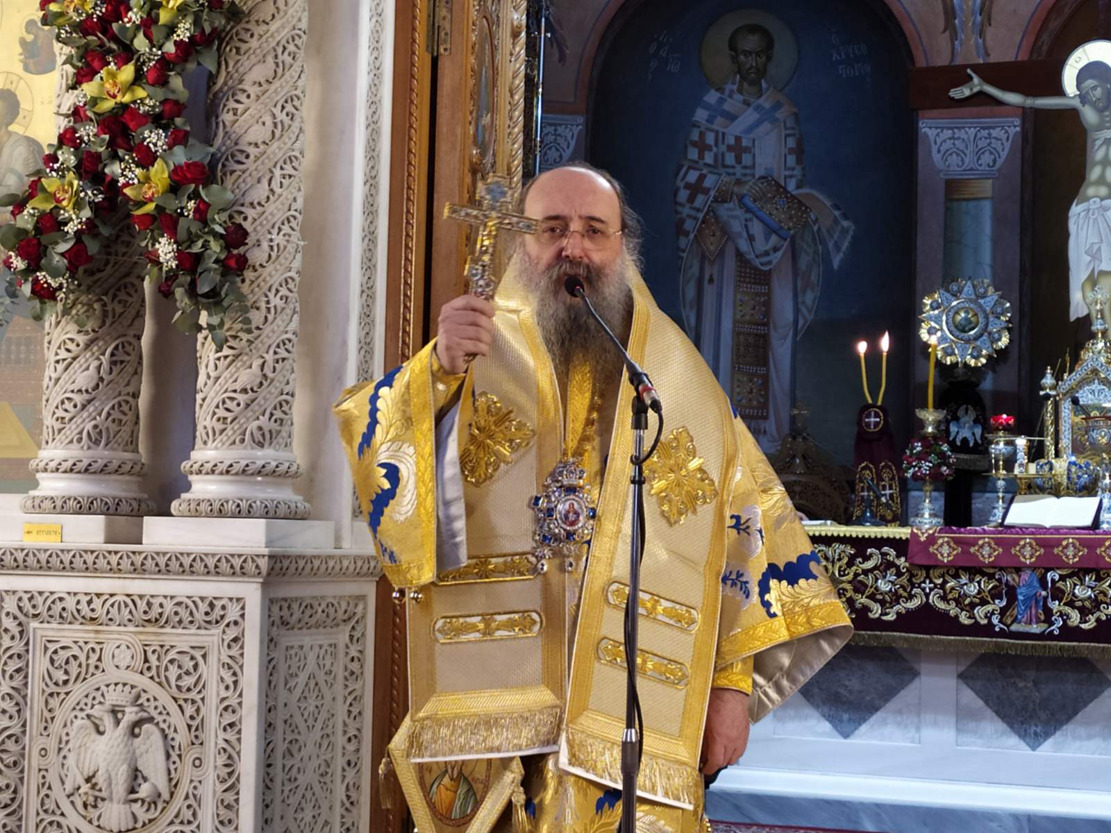 Πατρών Χρυσόστομος: «Ο Σταυρός του Πρωτοκλήτου, θησαυρός των Πατρών ...