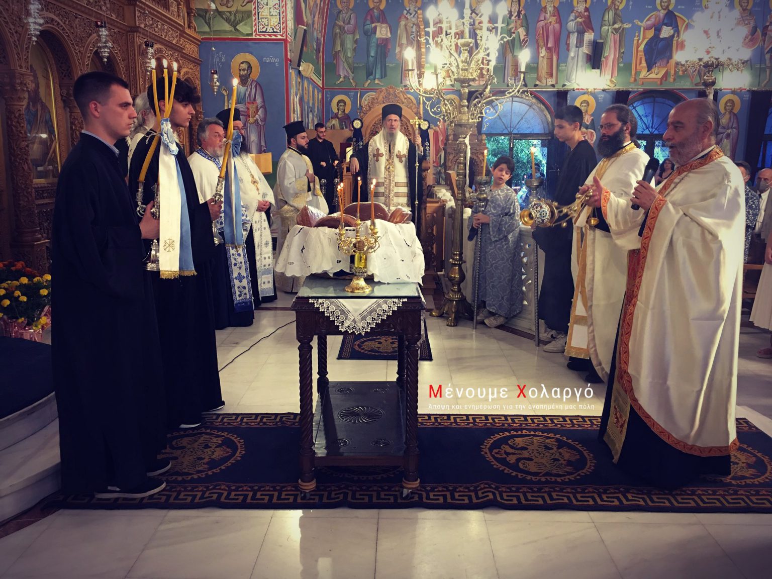 Άνω Χολαργός: Πλήθος κόσμου στο πανηγύρι της Αγίας Τριάδος (ΦΩΤΟ ...