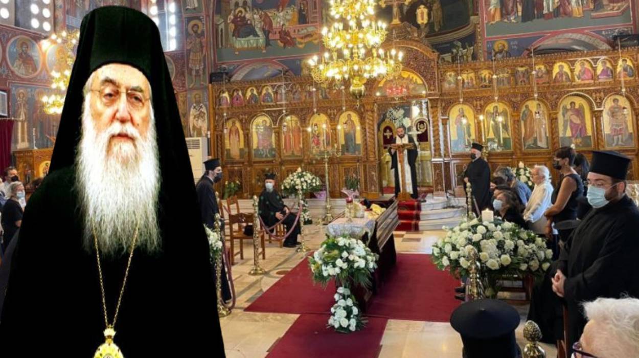 Το "Ύστατο Χαίρε" στον Mητροπολίτη Περιστερίου - Βήμα Ορθοδοξίας