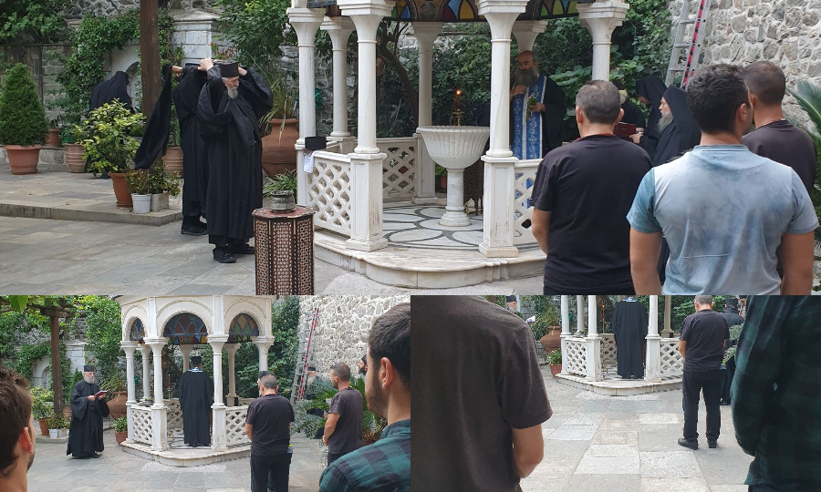 ΑΓΙΟΝ ΟΡΟΣ: Αγιασμός στην Ιερά Μονή Οσίου Γρηγορίου - ΒΗΜΑ ΟΡΘΟΔΟΞΙΑΣ News