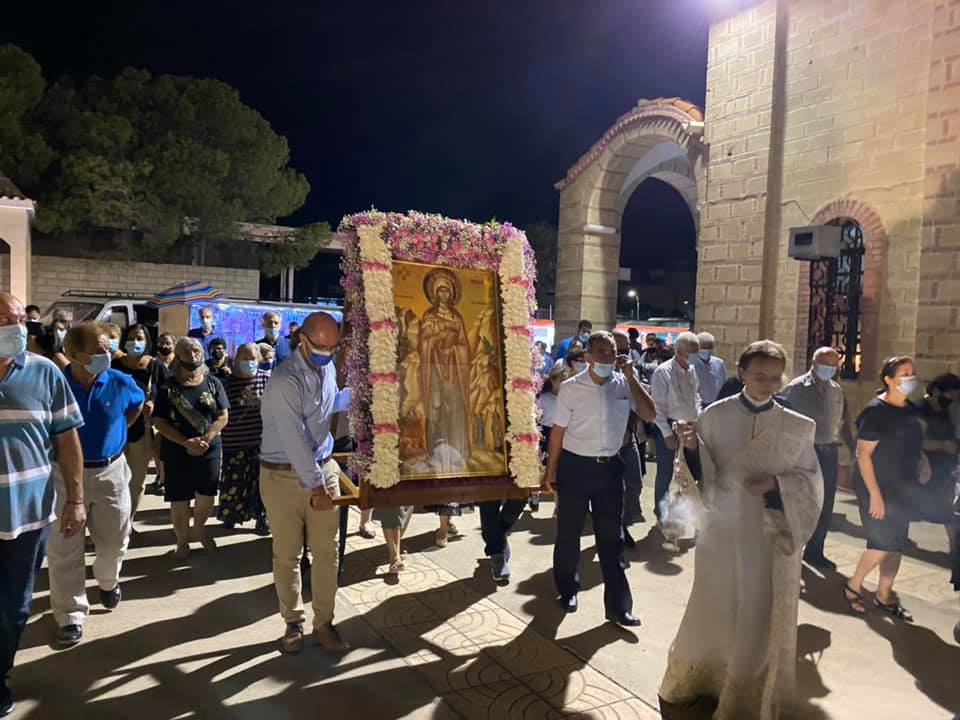 Λιτάνευση της εικόνας της Αγίας Θέκλας στη Λάρνακα - Βήμα Ορθοδοξίας