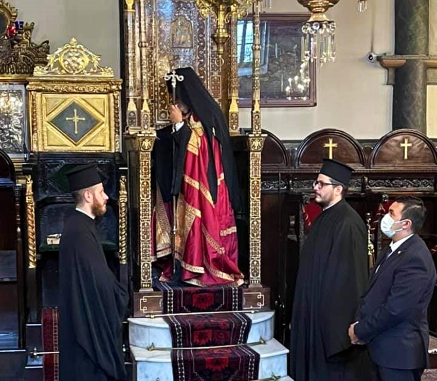 Ο Μητροπολίτης Γέρων Δέρκων στον Πατριαρχικό Ναό (ΦΩΤΟ) - Βήμα Ορθοδοξίας