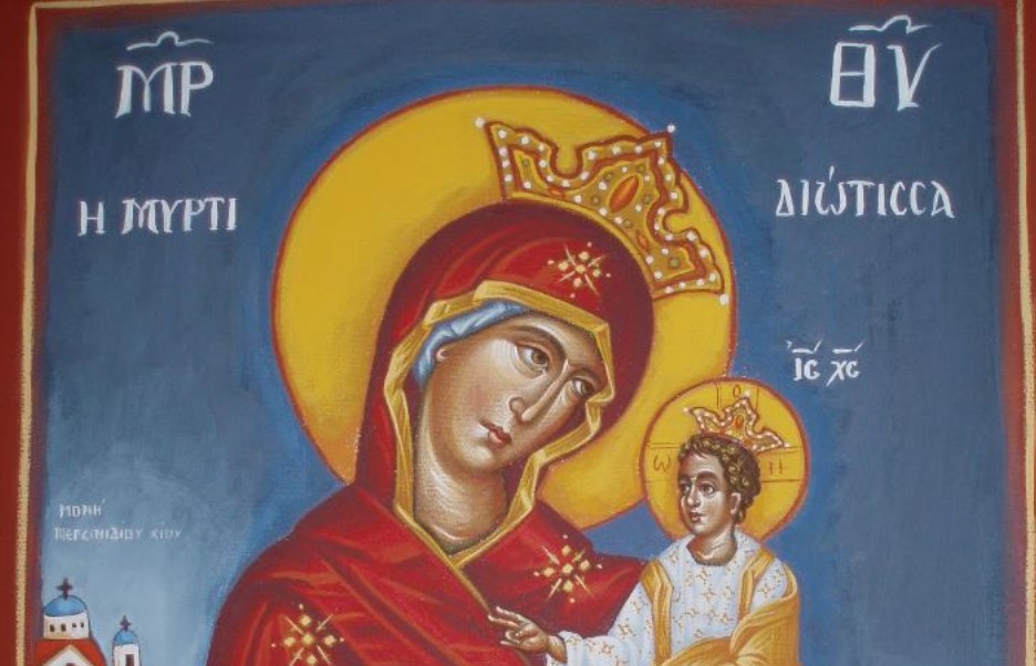 Ιερά Αγρυπνία για την εορτή της Παναγίας της Μυρτιδιώτισσας στο ...