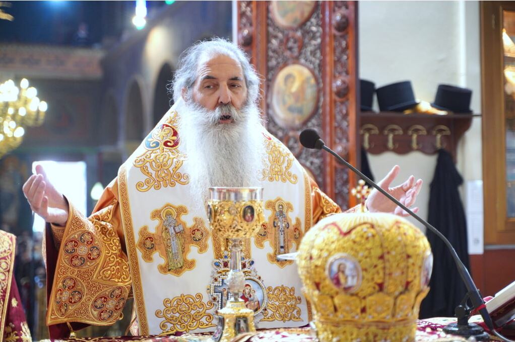 Ο Πειραιώς Σεραφείμ στον Πανηγυρίζοντα ναό του Αγίου Δημητρίου Νέου ...