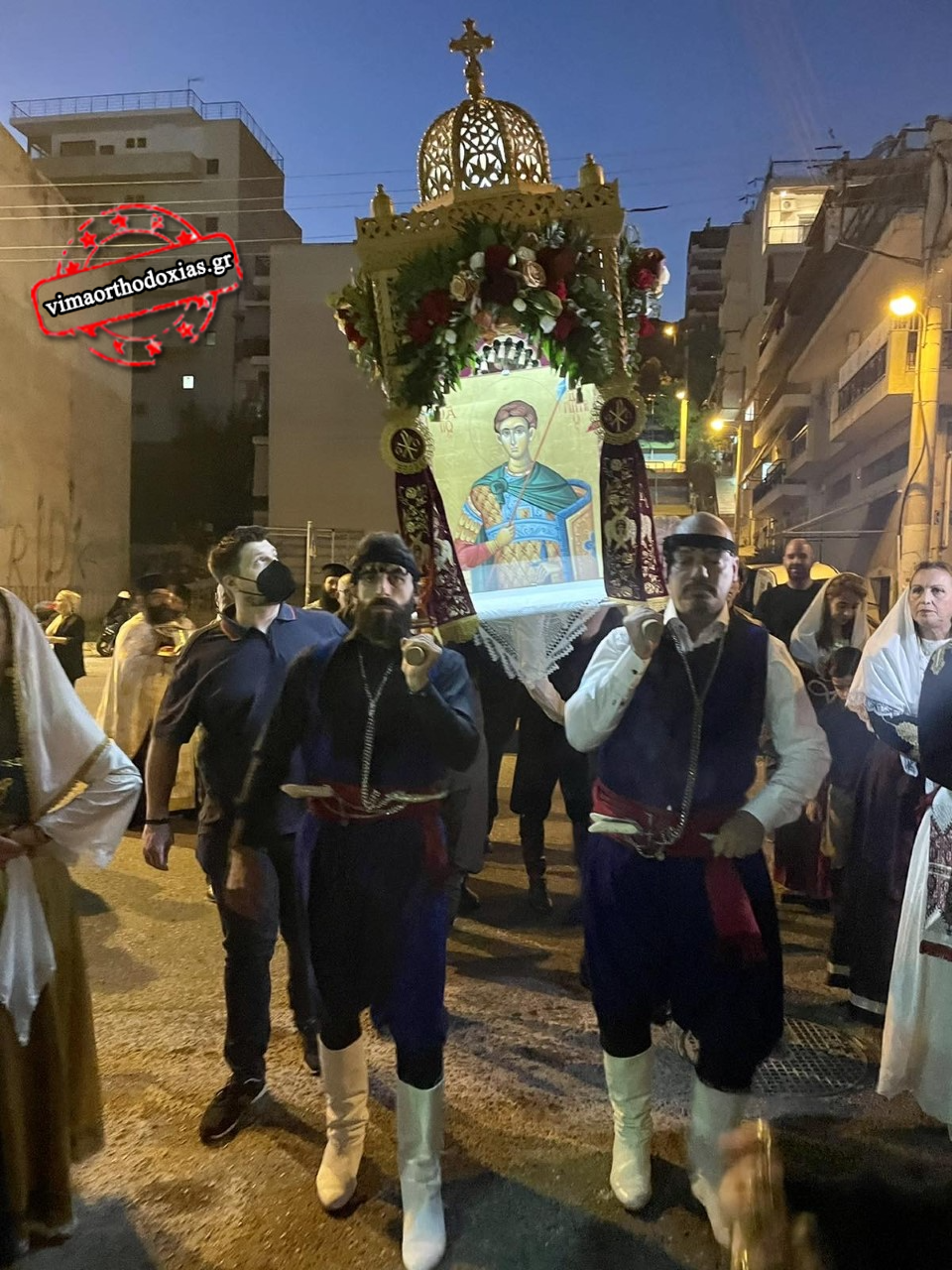 ΑΝΩ ΚΟΡΥΔΑΛΛΟΣ: Πλήθος κόσμου στην Λιτάνευση της Εικόνας του Αγίου ...