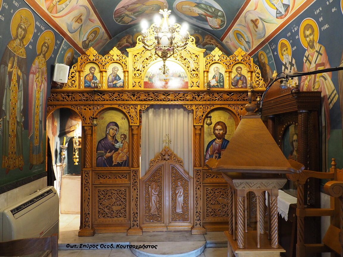 Στο Παρεκκλήσιο που σώθηκε Θαυματουργικώς Ιερό Λείψανο της Αγίας ...