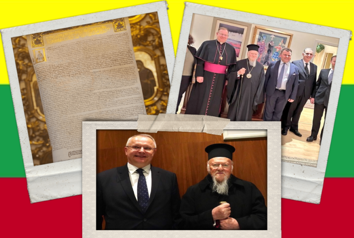 Ο Οικουμενικός Πατριάρχης στη Λιθουανία - Προς ΝΕΑ ΑΥΤΟΚΕΦΑΛΙΑ και ...