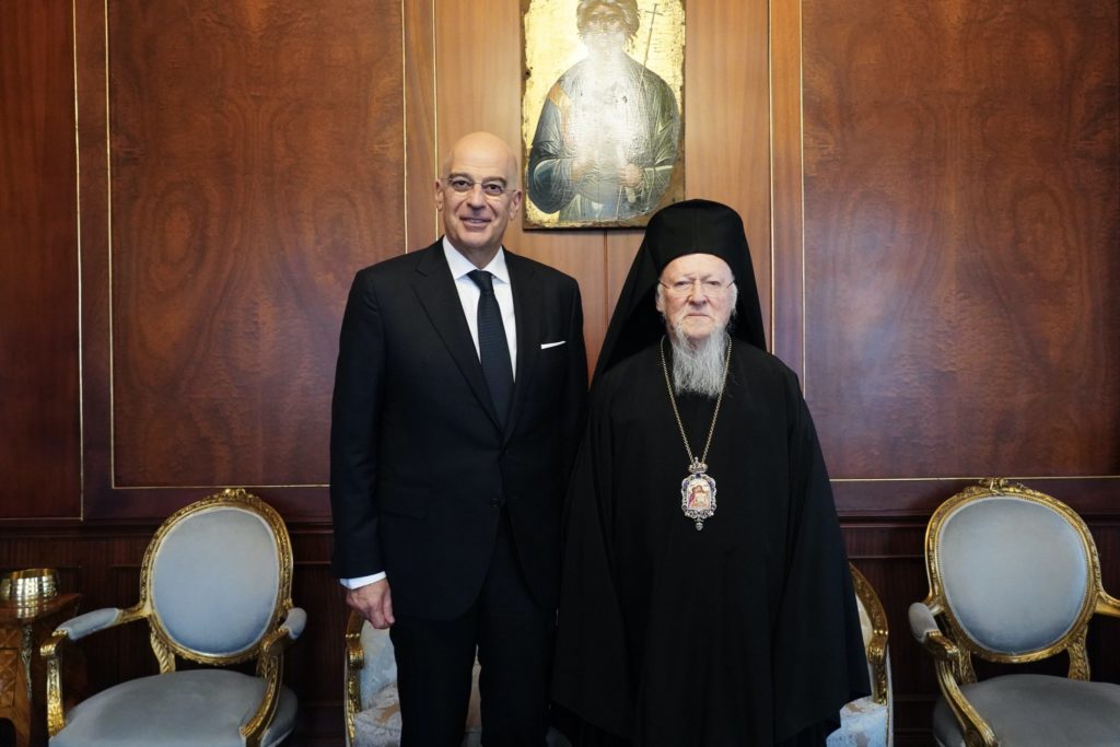 Στο Φανάρι ο Νίκος Δένδιας για την Κυριακή της Ορθοδοξίας - Βήμα Ορθοδοξίας