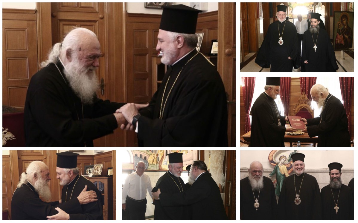 ΑΡΧΙΕΠΙΣΚΟΠΗ ΑΘΗΝΩΝ : Ο Αμερικής Ελπιδοφόρος στον Ιερώνυμο - Θερμοί ...