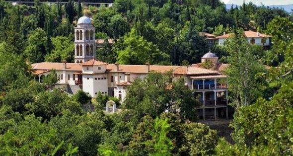 Πανηγυρίζει η Ιερά Μονή Αγάθωνος επί τη εορτή της Κοιμήσεως της ...