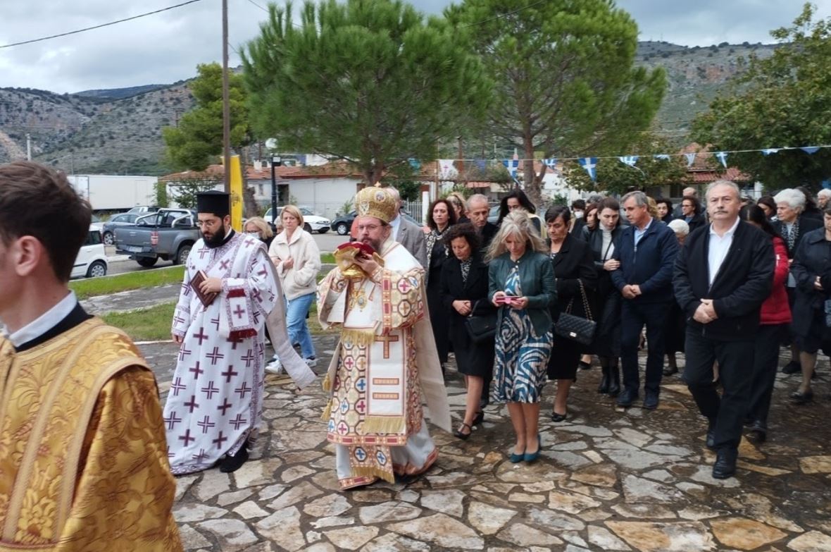 Εγκαίνια Ιερού Ναού από τον Αιτωλίας Δαμασκηνό - Βήμα Ορθοδοξίας