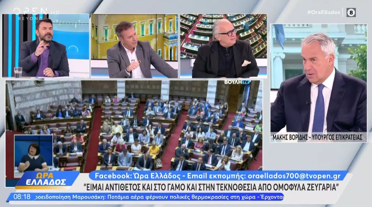 Κάθετα αντίθετος ο Βορίδης στον γάμο και την υιοθεσία από ομόφυλα ...