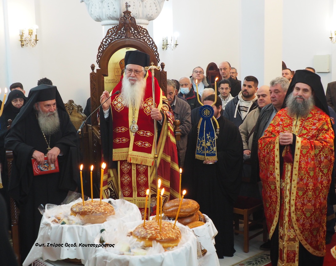 Ο Θηβών Γεώργιος στην Πανηγυρίζουσα Ιερά Μονή Αγίων Νηπίων - Οινόης ...