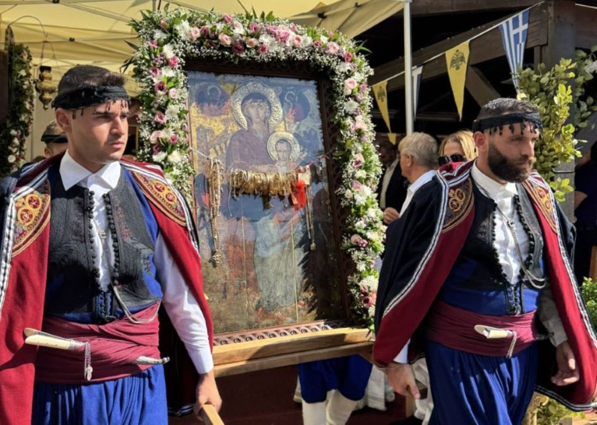 Χιλιάδες πιστοί στα Μυριοκέφαλα: Συγκίνηση στην Παναγία Αντιφωνήτρια ...