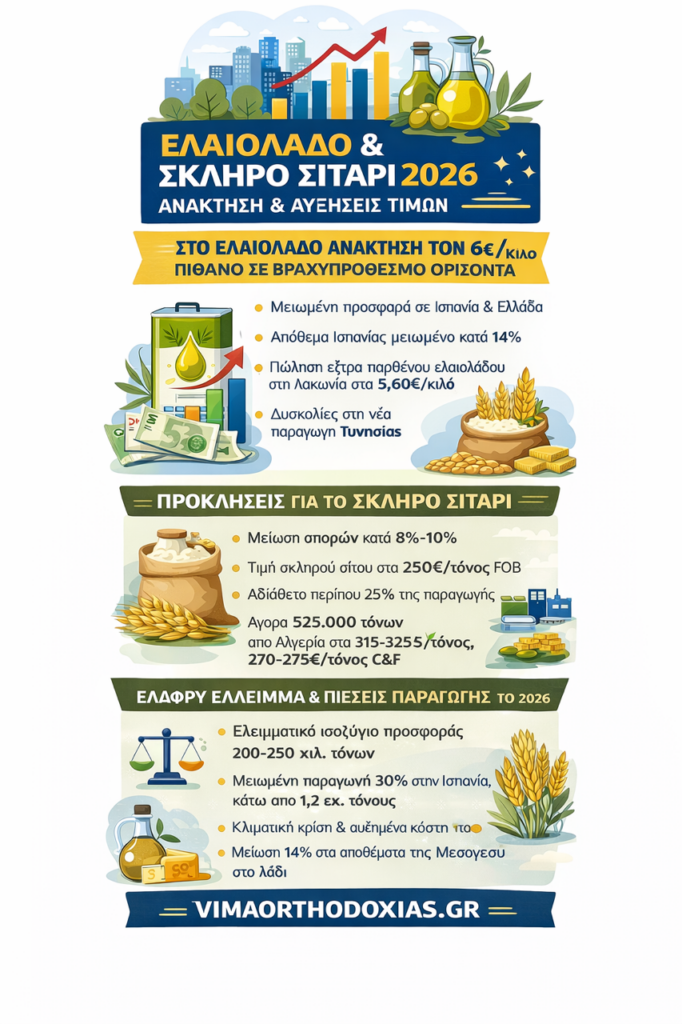 ΝΕΑ ΑΓΡΟΤΩΝ: Ελαιόλαδο και σκληρό σιτάρι: Ανάκτηση των 6 ευρώ στο έξτρα ...